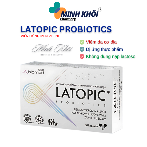 LATOPIC PROBIOTICS – Viên Uống Men Vi Sinh Hỗ Trợ Hệ Tiêu Hóa & Miễn ...
