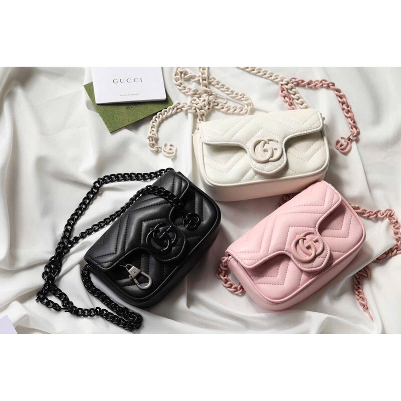 Túi xách đeo chéo G..c marnot sẵn 3 màu chất cực đẹp full box size 18 ...