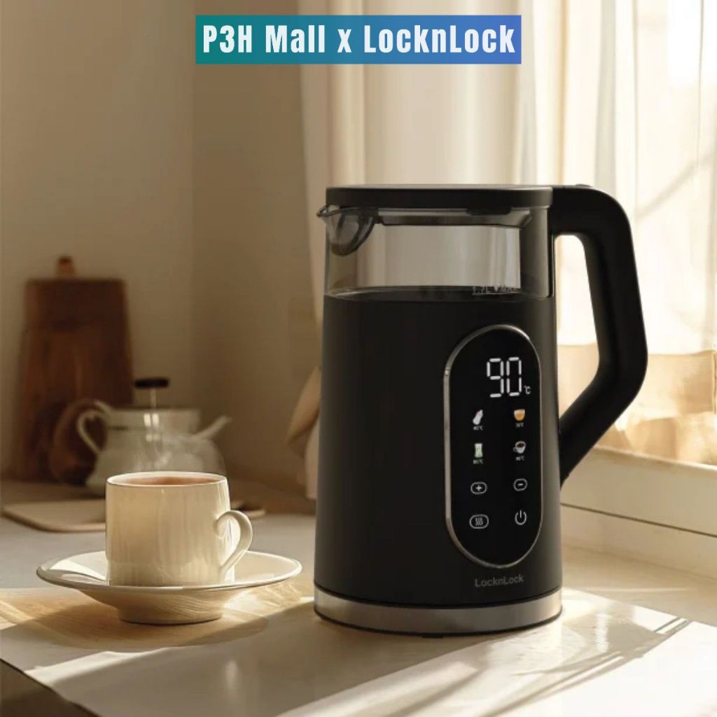 Ấm đun siêu tốc LocknLock 1.7L Digital Electric Kettle với màn hình ...