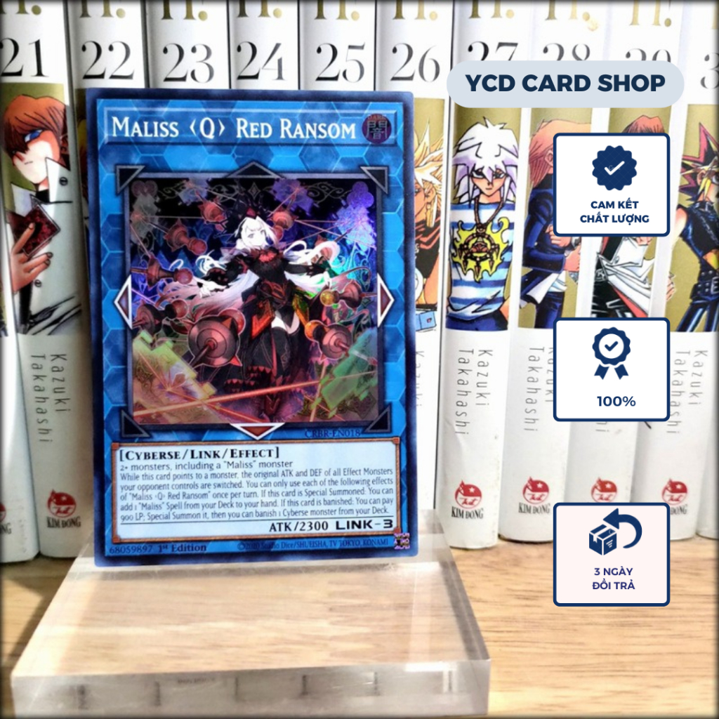 [YCDcardgame] Thẻ bài yugioh chính hãng Maliss Q Red Ransom – Super ...