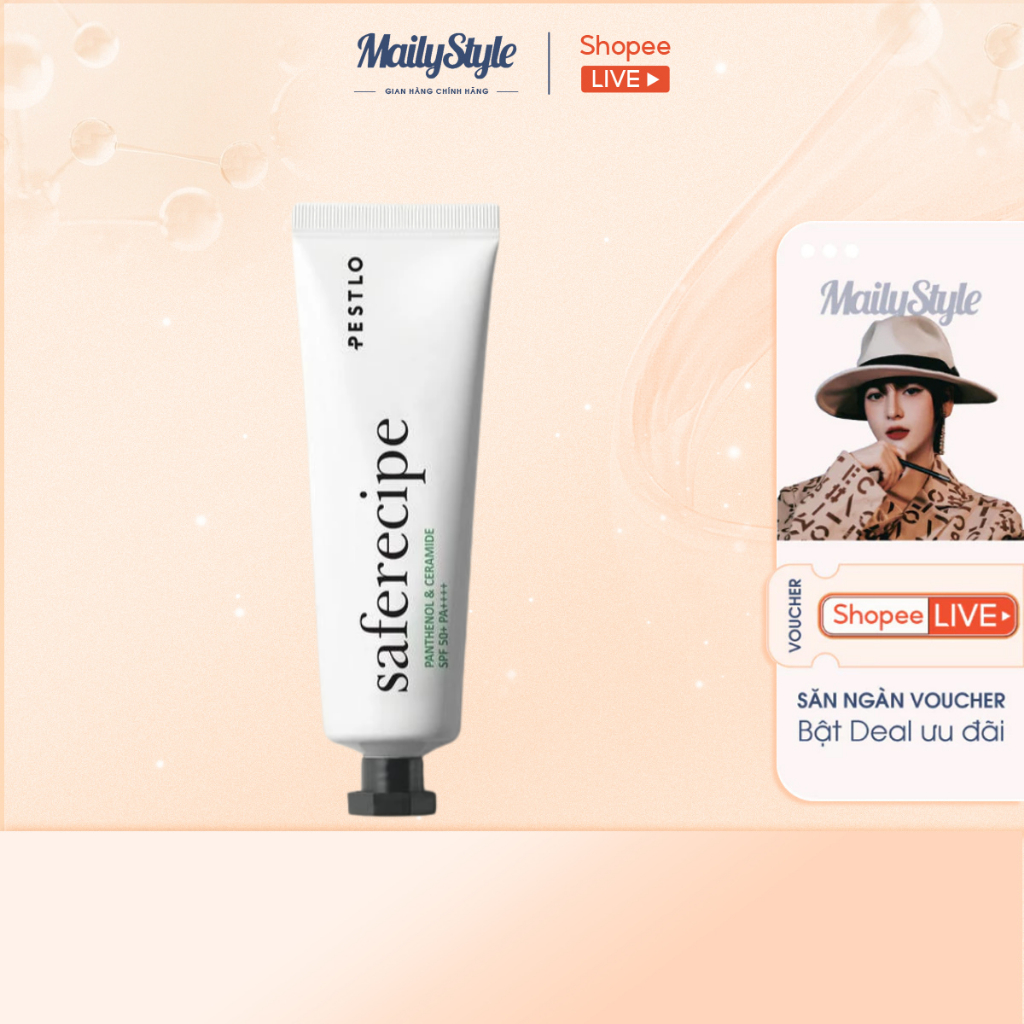H62_Kem chống nắng Pestlo Panthenol + Ceramide Chống Nắng Dưỡng Ẩm Safe ...
