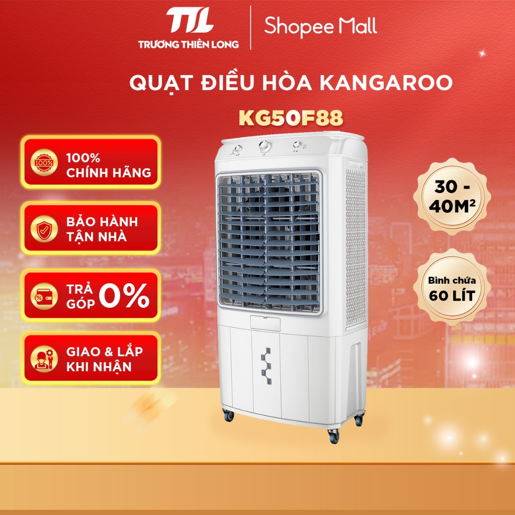 [VC 10%] KG50F92 (35L) | KG50F99 (60L) | KG50F88 (60L) - Máy Làm Mát Không Khí KANGAROO - Phù ...