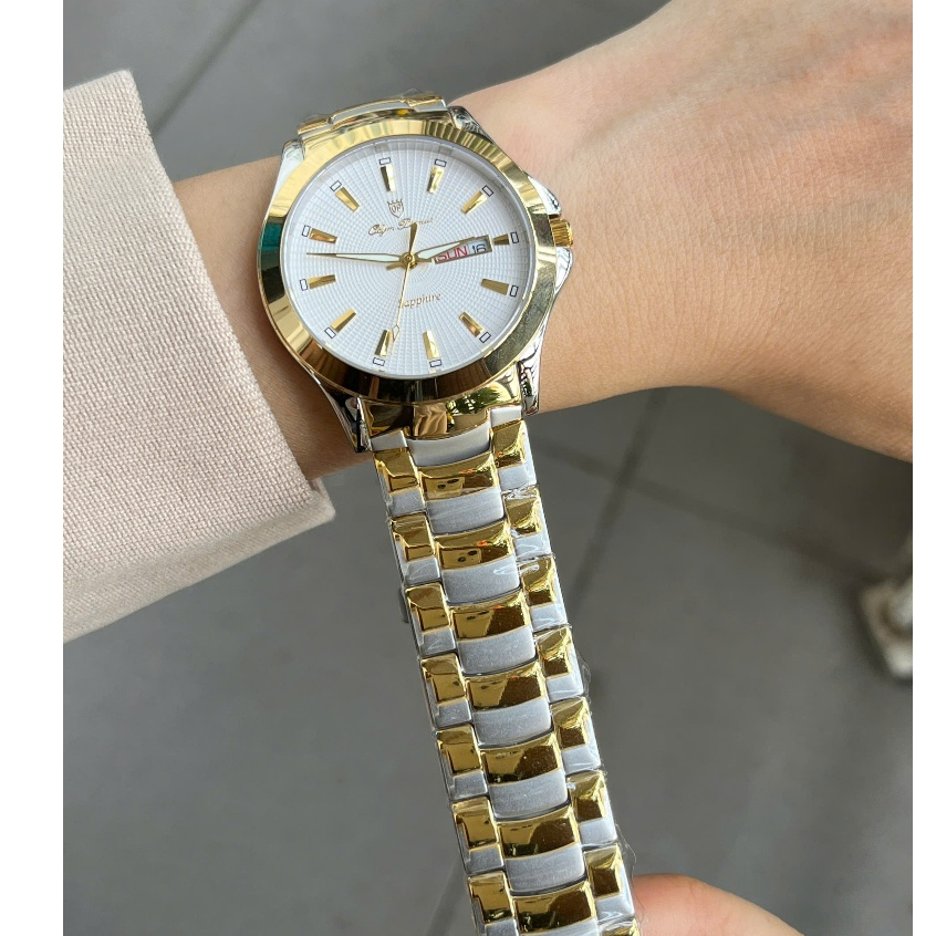 Đồng Hồ Nam Oasis Pacifier OP 6357G Hai Lịch Dây Thép Size 40mm ...