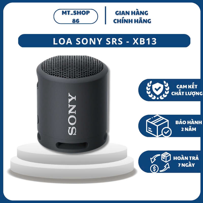 Loa Bluetooth Sony SRS-XB13 Giá Tốt Âm Bass Mạnh Mẽ Chống Nước IP67 Chơi Nhạc 16H - Kết Nối 2 ...