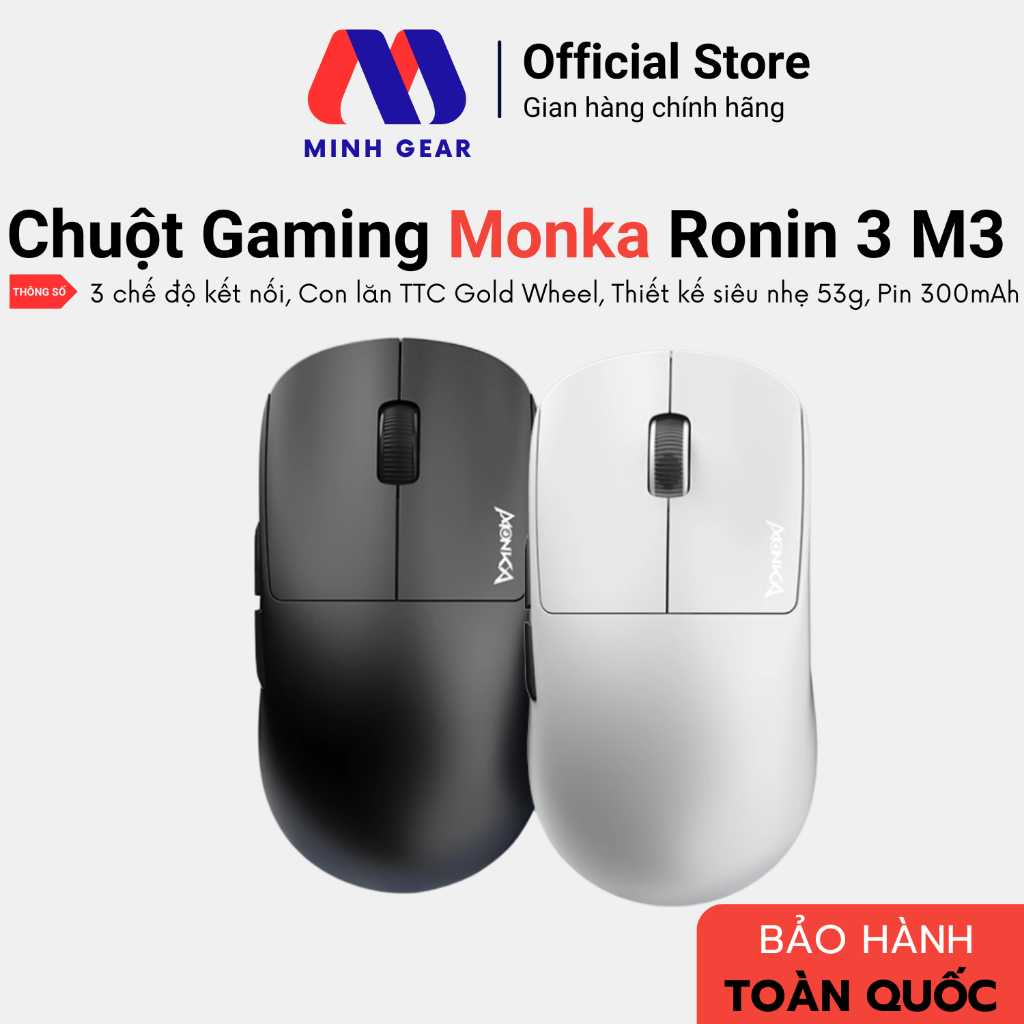 Chuột Gaming Monka Ronin 3 M3 - Hàng Chính Hãng | Shopee Việt Nam