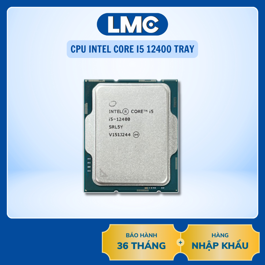 CPU Intel Core i5 12400 Tray New | Shopee Việt Nam