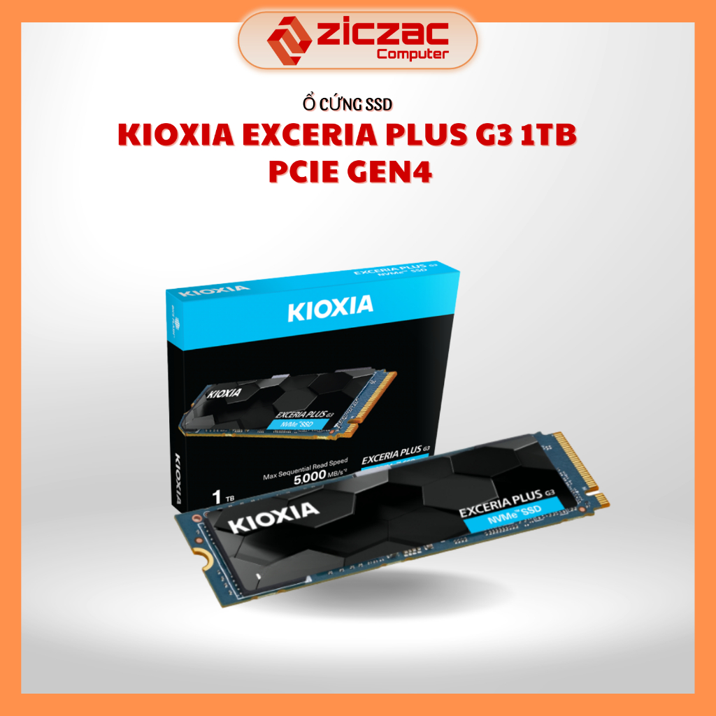 Ổ cứng SSD KIOXIA Exceria plus G3 1TB PCIe Gen4 x4 M.2 NVMe - Chính hãng BH 36th | Shopee Việt Nam