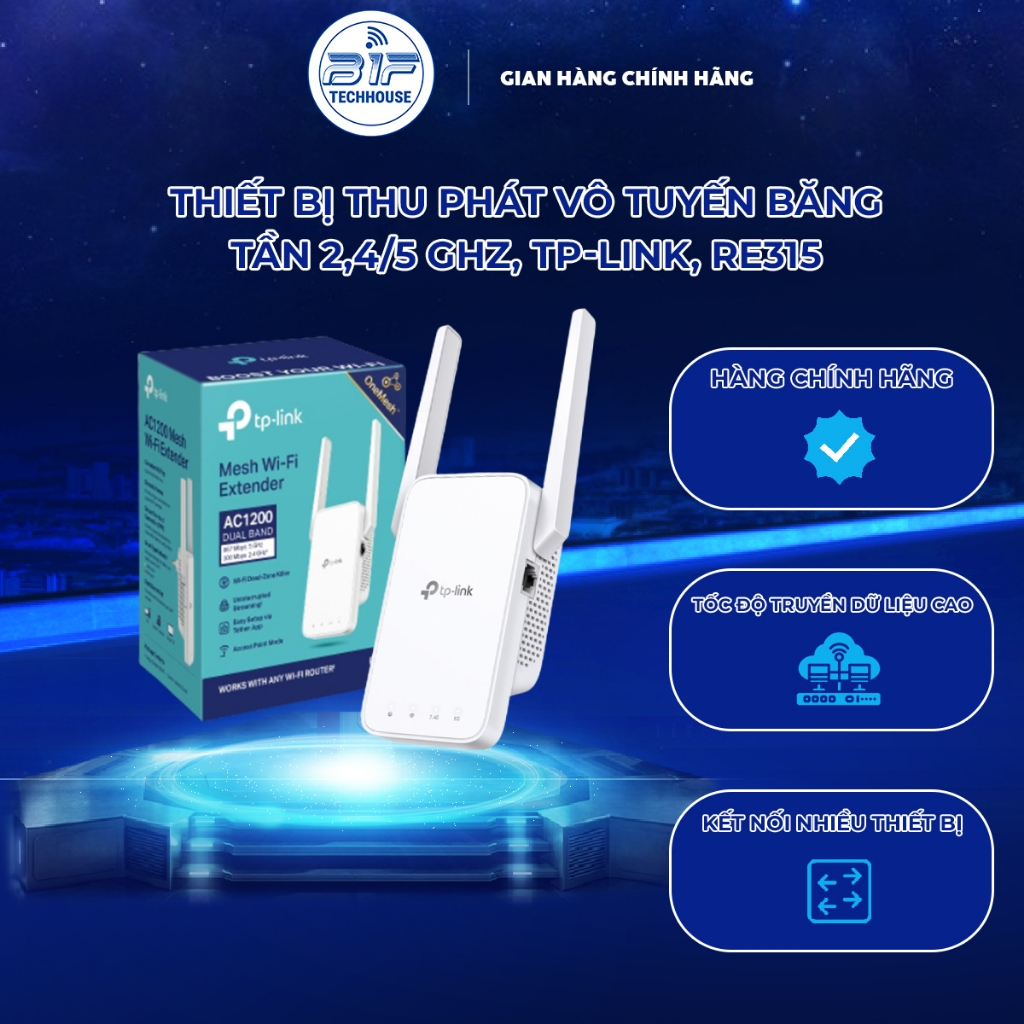 Bộ Mở Rộng Sóng Wifi Mesh TP-Link RE315 Chuẩn AC1200 - Chính Hãng Tại ...