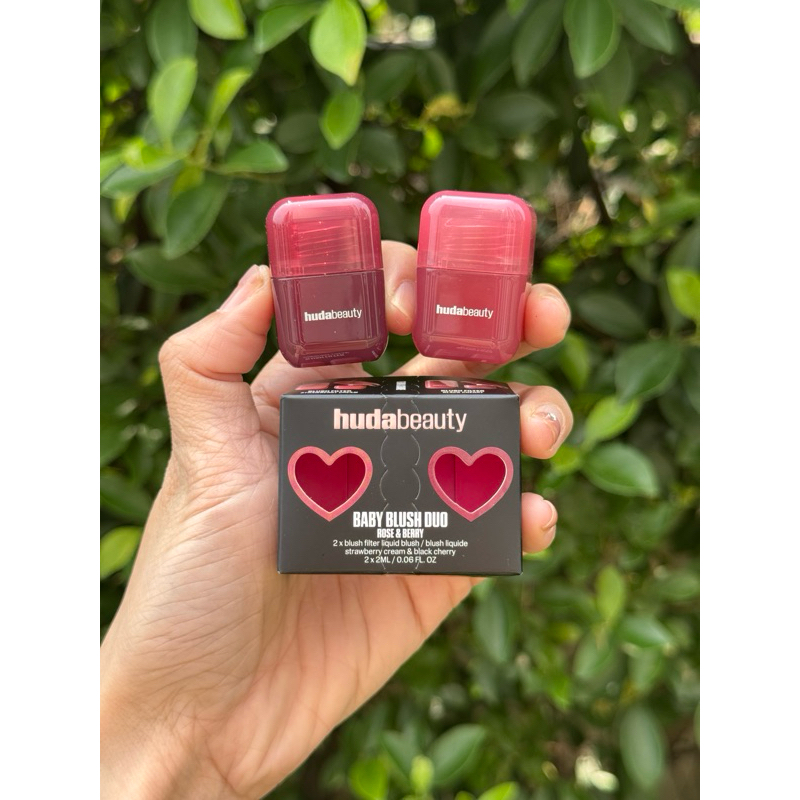 [ Sephora Us] Má hồng Huda Beauty Mini Baby Blush Duo Set | Shopee Việt Nam
