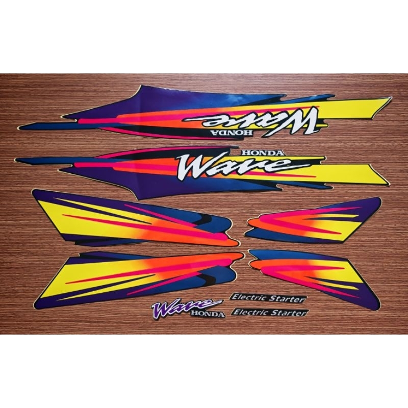 Tem Wave thái 100 (3 lớp) màu nhớt đời 1998_Decal | Shopee Việt Nam