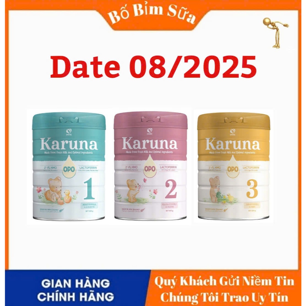 [ Chính Hãng ] Sữa DANKE Karuna Đủ Số Hộp 800g Date 23/8/2025 | Shopee ...