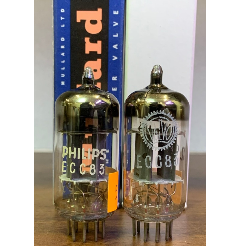 Bóng đèn Ecc83/12ax7-Mullard (nhãn Valvo, Philips) - Made in England - Code axit B thân bóng (01 ...