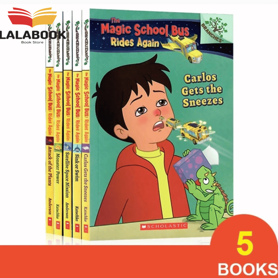 Sách khoa học - The magic school bus ride again 5 cuốn | Shopee Việt Nam