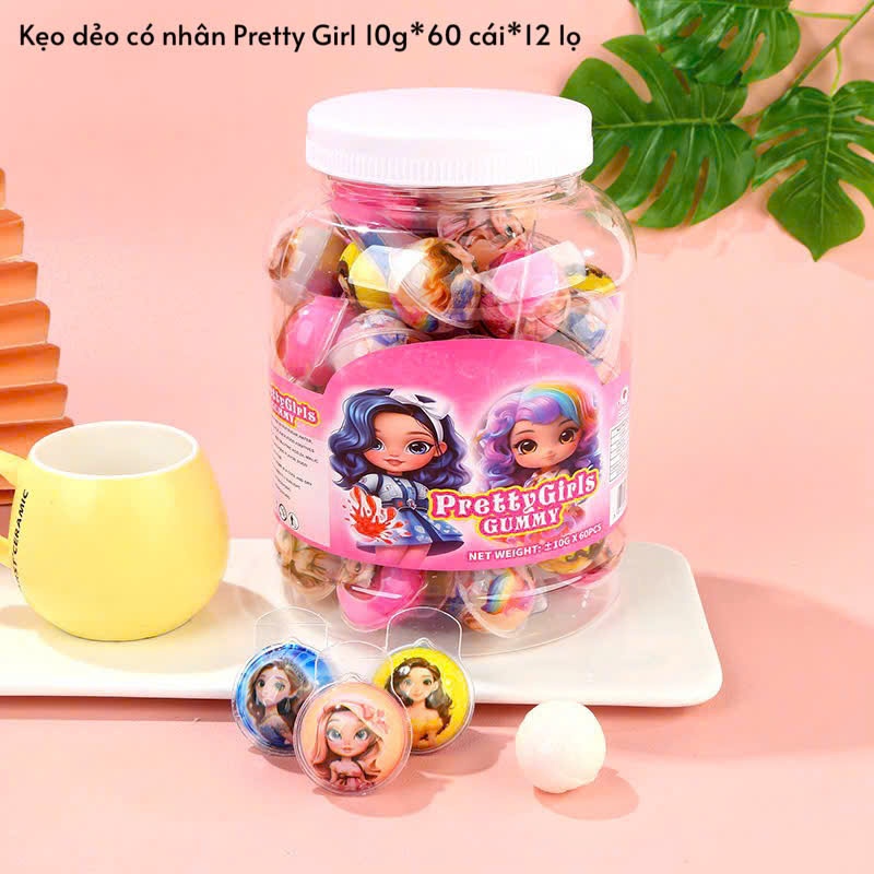 [PRETTY GIRL] Kẹo Dẻo Có Nhân Hình Con Mắt/ Dưa Hấu/ Dâu / Vịt/ Đào ...
