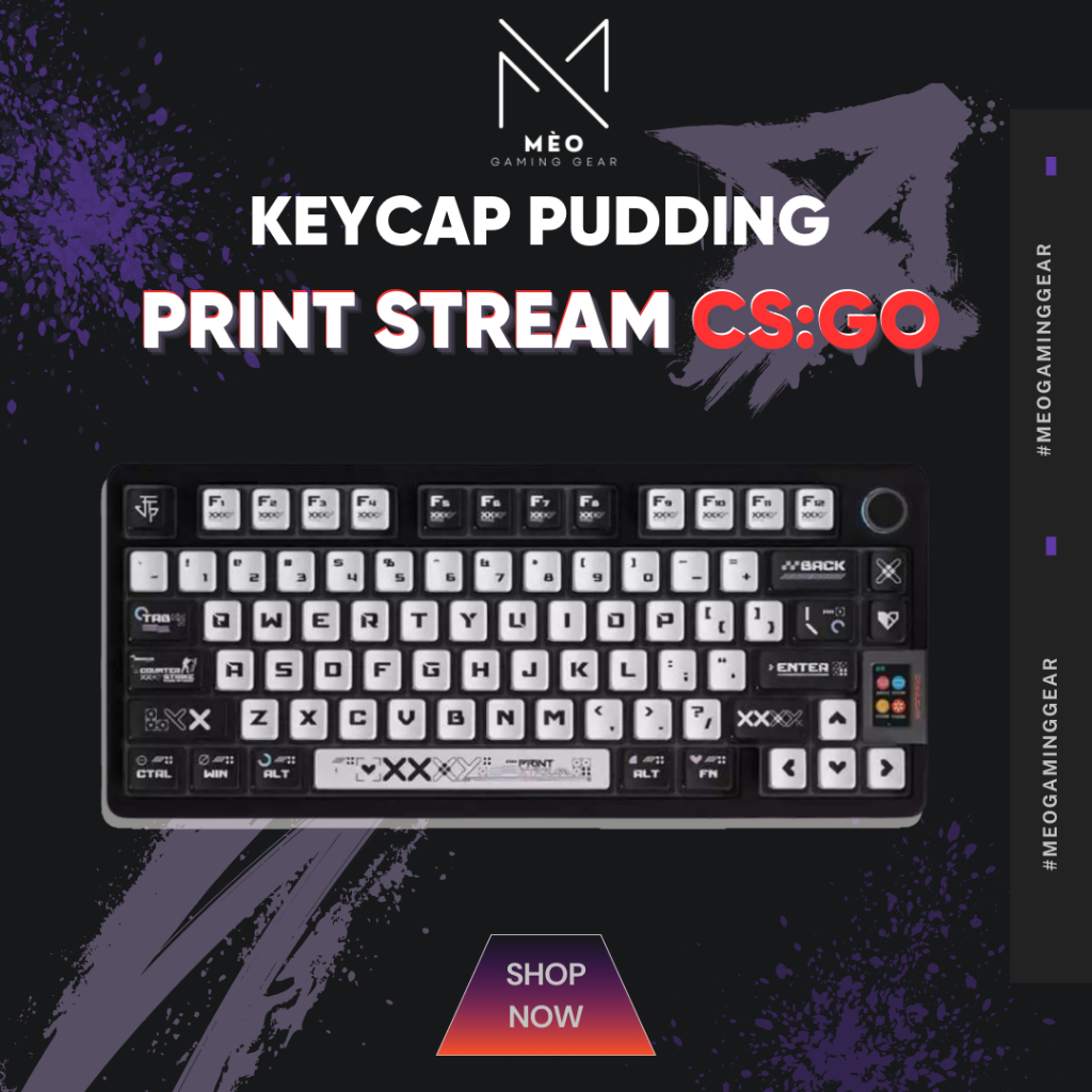 Keycap Print Stream CS:GO - Profile OEM - Chất liệu PBT + PC | Shopee ...