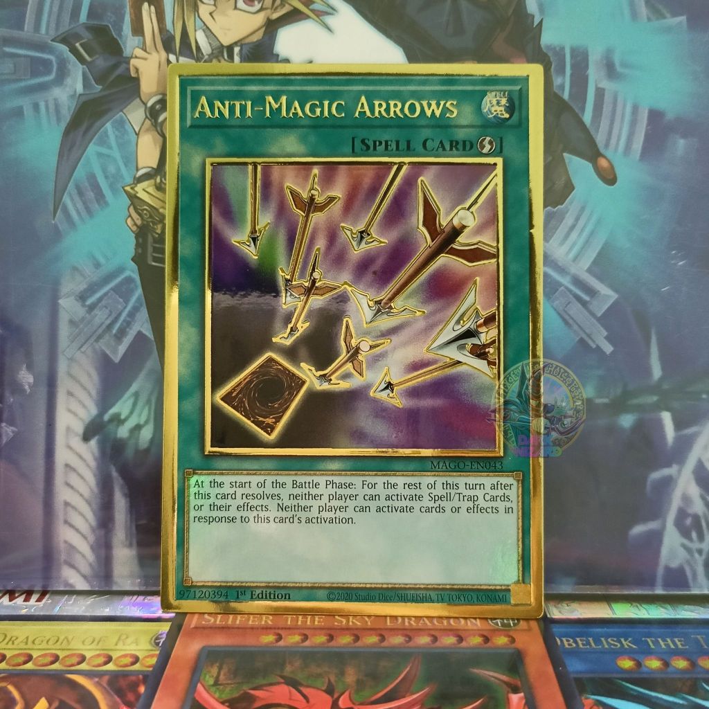 Anti-Magic Arrows – MAGO-EN043 – Premium Gold Rare [Thẻ bài Yugioh ...