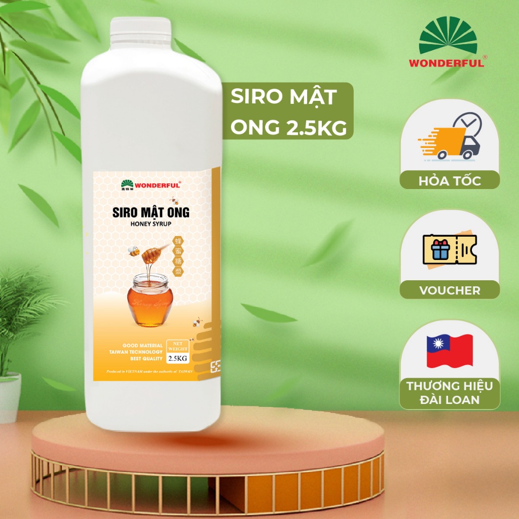 Siro Pha chế,Siro mật ong Wonderful, Trọng lượng 2.5kg | Shopee Việt Nam