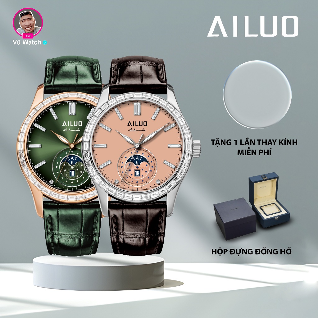 Đồng Hồ Nam AILUO G6630 | Tặng 1 lần thay kính miễn phí | Shopee Việt Nam