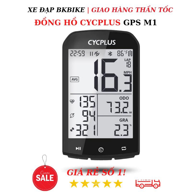 Đồng Hồ Xe Đạp CYCPLUS M1 • GPS | Shopee Việt Nam