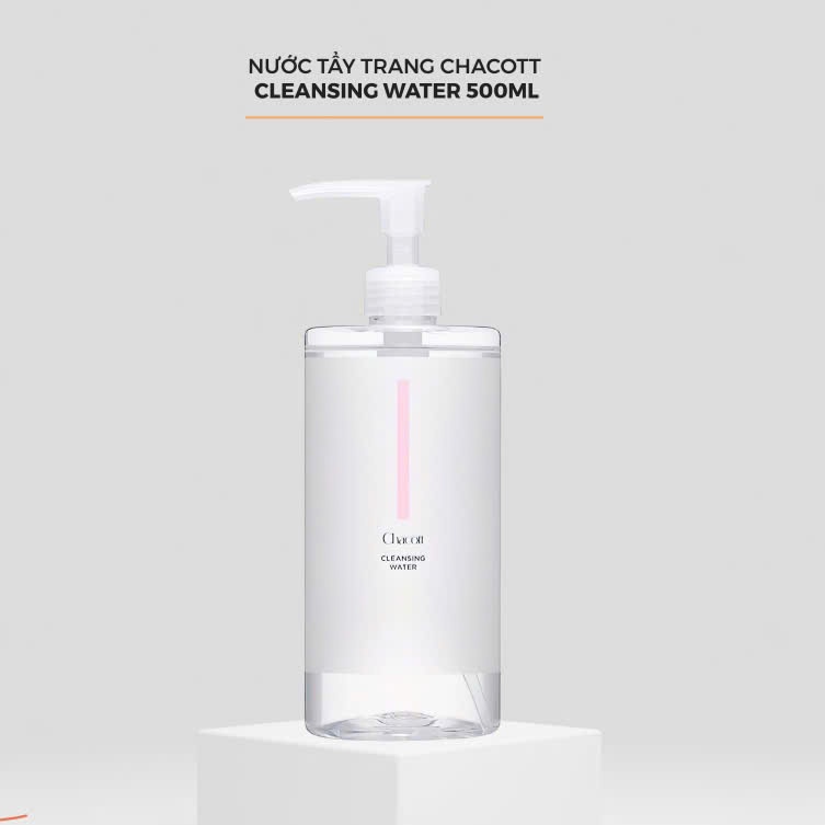 Nước Tẩy Trang Dành Cho Da Nhạy Cảm Chacott Cleansing Water 500ml-Kissshop Cosmetics | Shopee ...