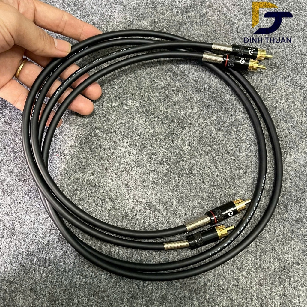 Dây av /RCA / bông sen mogami 2549 dài 1m giá 1 cặp ( 2 sợi ) | Shopee Việt Nam