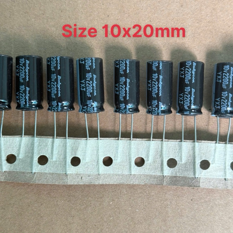 (5pcs)Tụ hoá nhật 10V 1000uf 2200uf chính hãng Rubycon loại tốt | Shopee Việt Nam