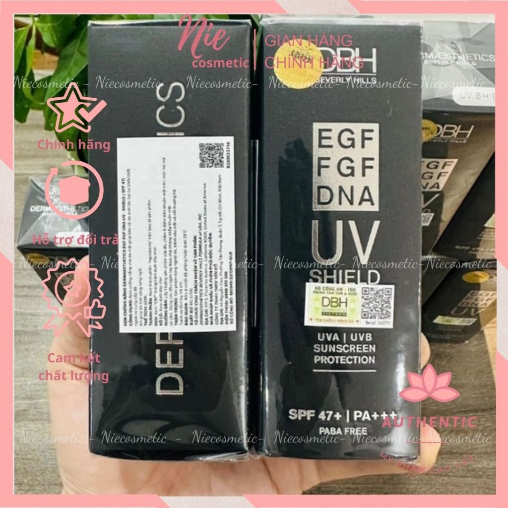 [Mẫu dùng thử] Kem Chống Nắng DBH EGF UV Shield SPF47 PA+++ 60ML ( Bản ...