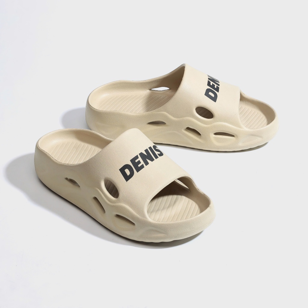 Dép bánh mì Denis Unisex Slipper Màu đen đục lỗ Basic - BM02 BM04 DENIS ...