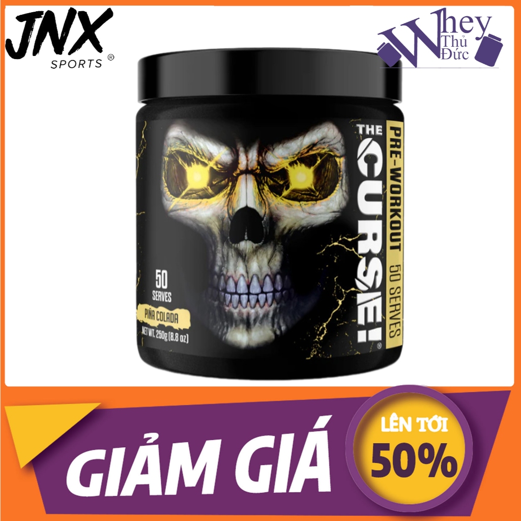 Tăng sức mạnh The Curse 50 Servings JNX Sports vị Blue Raspberry - Pre ...