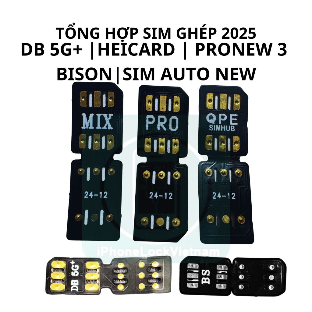 Sim Ghép HEICARD PRO | BISON | PRONEW | HSIM AUTO – Đa Chế Độ Full QPE ...