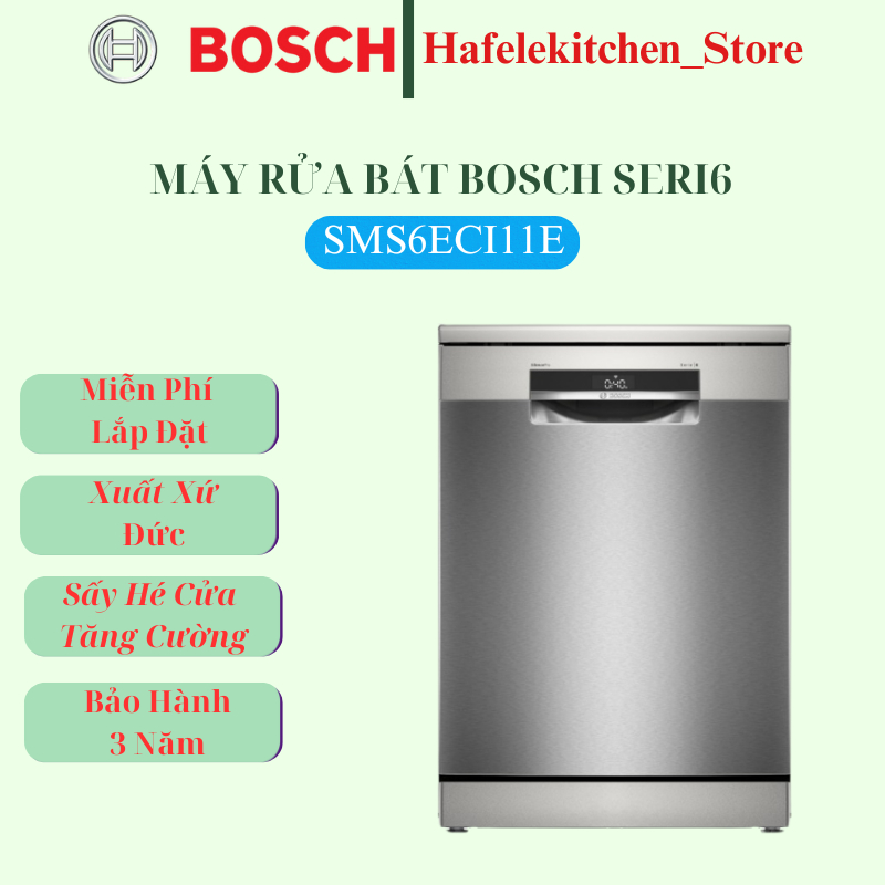 MÁY RỬA BÁT BOSCH SMS6ECI11E SERIE 6 ĐỘC LẬP | Shopee Việt Nam