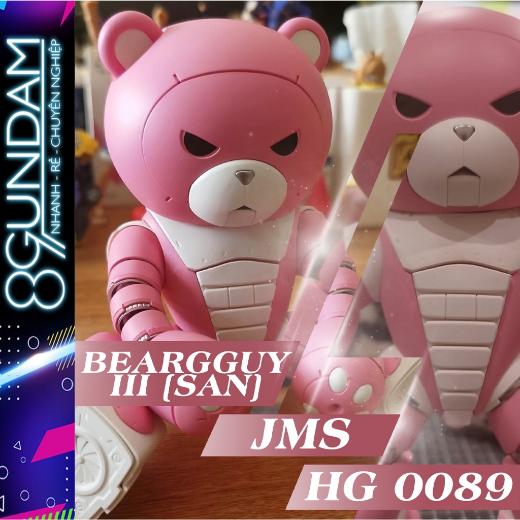 [CÓ SẴN] Mô Hình Lắp Ráp HG JMS 0089 Beargguy III SAN - HỒNG (bản sơn ...