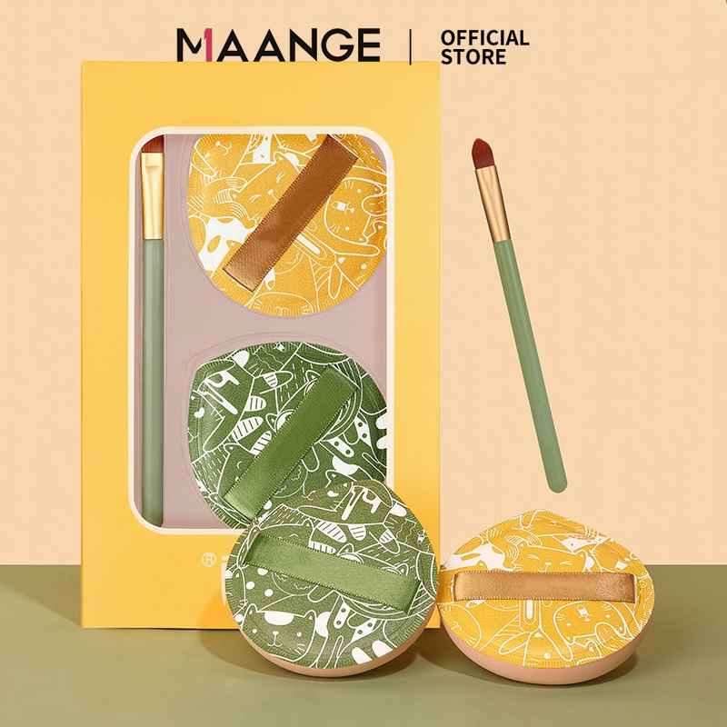 Mút Tán Kem Nền MAANGE Mút Tán Phấn Trang điểm Kèm Hộp Đựng Mềm Mịn Đàn ...