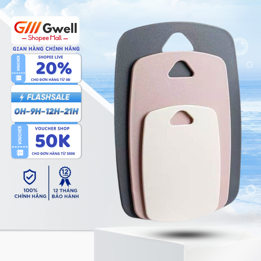 Set bộ 3 thớt lúa mạch kháng khuẩn chống ẩm mốc, chống trượt chất liệu nhựa cao cấp | Shopee ...