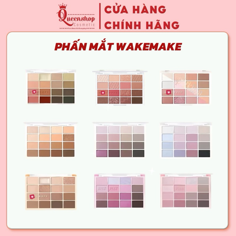 Bảng phấn mắt Wake make Soft Blurring Eye Palette | Shopee Việt Nam