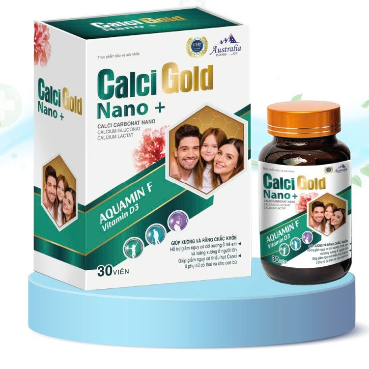 CALCI GOLD NANO+ – Bổ sung Canxi và Vitamin D3 cho cơ thể. Hộp 30 viên | Shopee Việt Nam