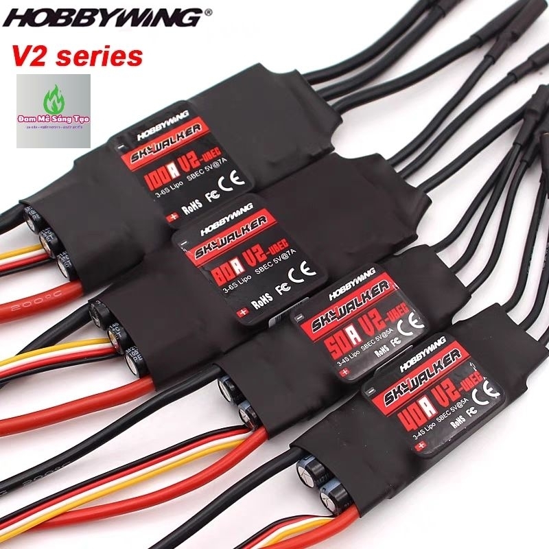 Esc V2 Hobbywing SkyWallker 30A 40A 60A pin 2s 3s 6sHàng Chính hãng ...