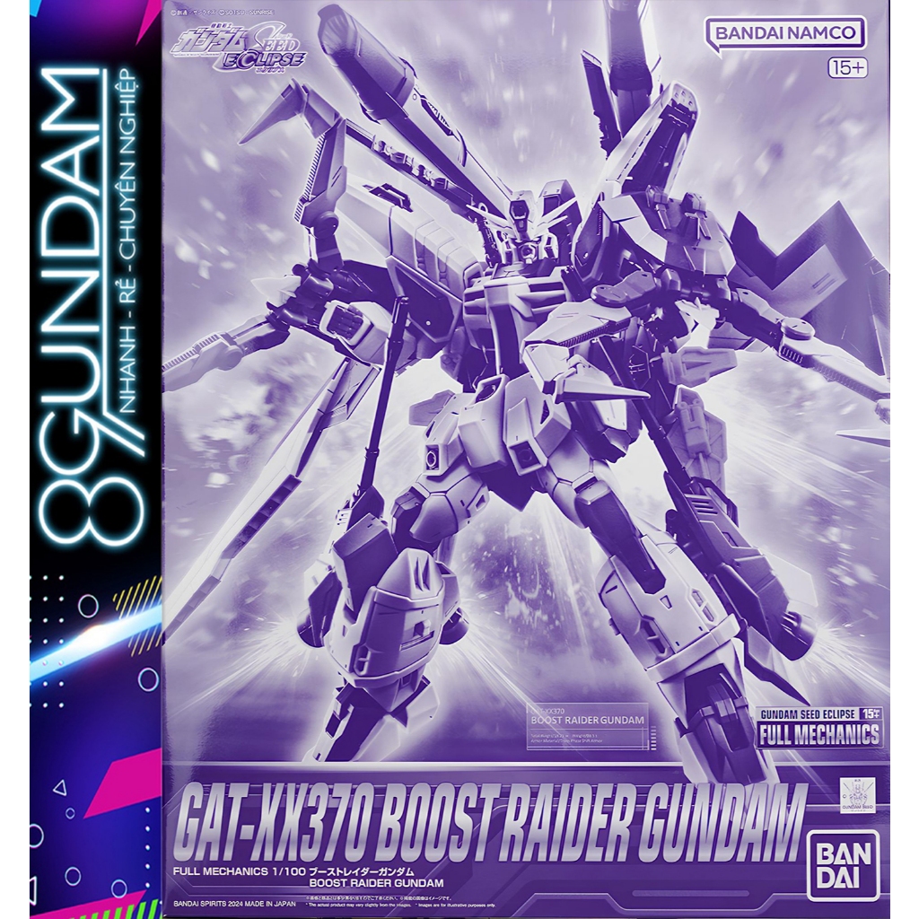 [CÓ SẴN] Mô Hình Lắp Ráp Gundam Full Mechanic FM 1/100 Booster Raider ...