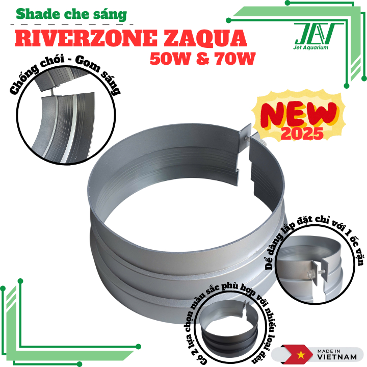 Shade che sáng cho đèn thủy sinh Riverzone Zaqua và các đèn tương tự ...