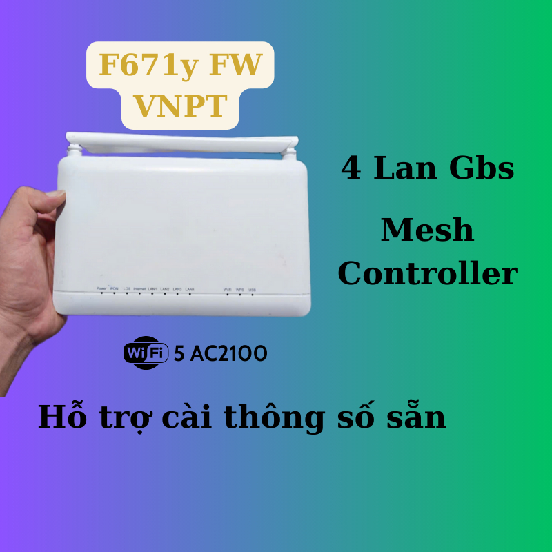 (FW VNPT) Modem quang VNPT ZTE F671y, thay thế modem VNPT, có sẵn bridge mode | Shopee Việt Nam