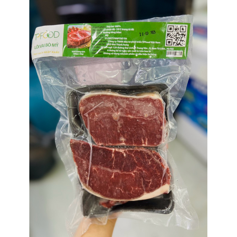 Lõi Vai Bò Mỹ Steak, thịt nướng BBQ 500g | Shopee Việt Nam