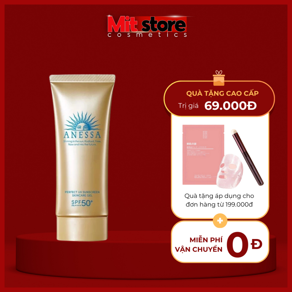 Kem chống nắng Anessa Perfect UV Sunscreen Skincare SPF50+ PA++++ dạng Gel 90g | Shopee Việt Nam