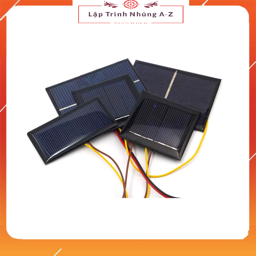 [Lập Trình Nhúng A-Z] Pin Năng Lượng Mặt Trời Mini 2V 3V 5V Đã Hàn Sẵn ...