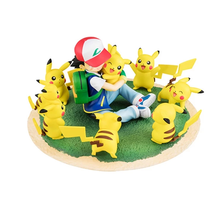 Mô Hình Pokemon, Satoshi và Pikachu, Bộ Mô Hình Cao Cấp Dành Cho Bé, Bộ ...