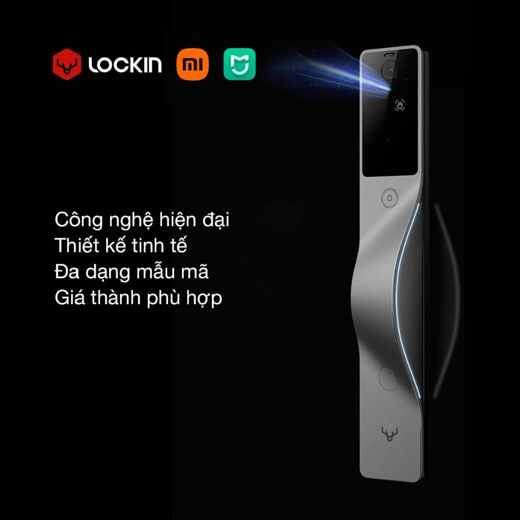 Xiaomi Lockin V5 Max - Khóa thông minh nhận diện khuôn mặt, chuông màn ...