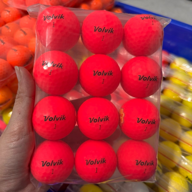 (12 ball) Bóng golf Volvik màu mới 95-99%,hình ảnh shop tự chụp nhiều ...