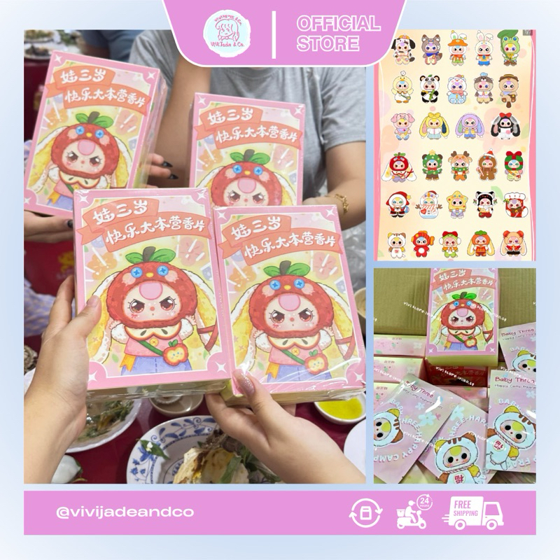 Túi thơm Baby Three Happy Camp fragrant tablets nhiều mùi dạng giấy ...