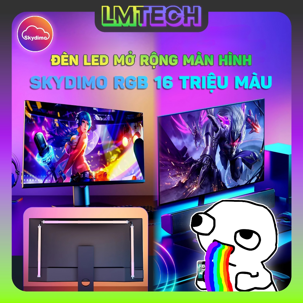 Đèn LED Mở Rộng Màn Hình RGB Skydimo Cảm Biến Theo Màn Hình Tương Thích ...