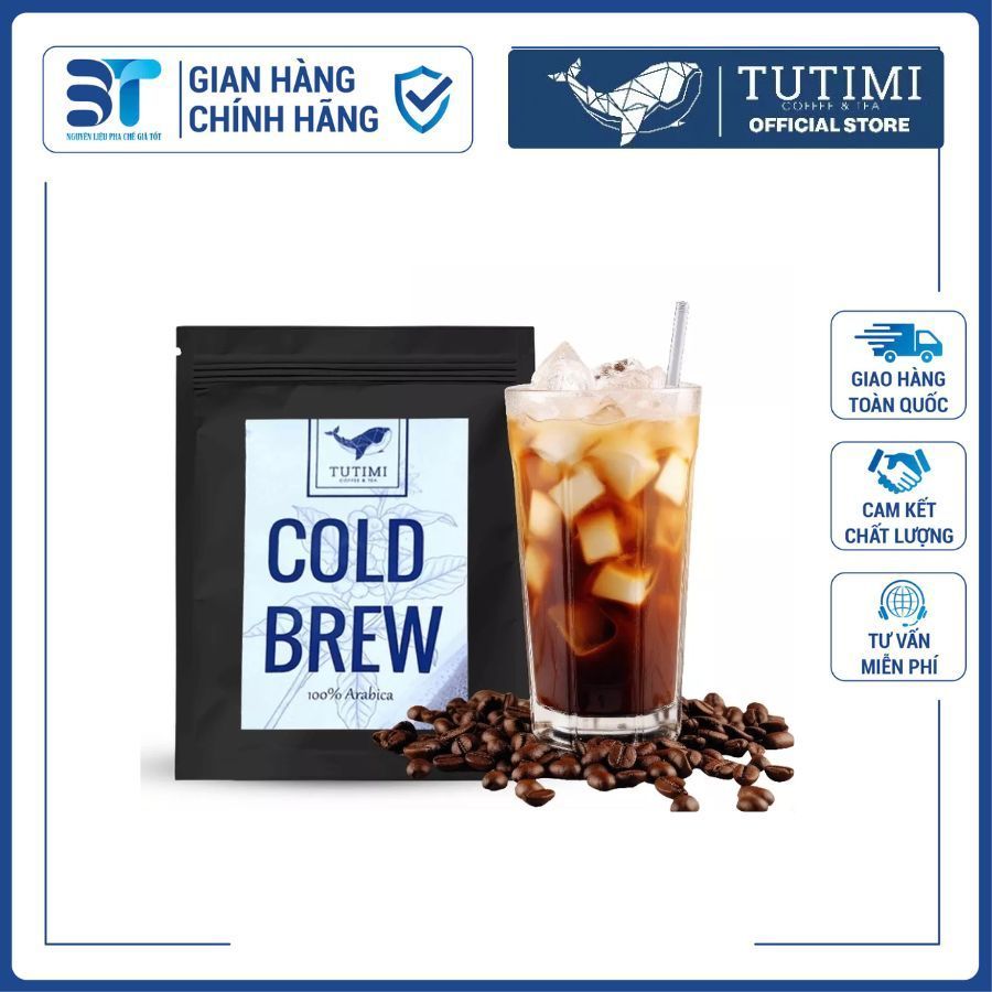 Cà phê Nguyên Chất Ủ Lạnh Cold Brew 100% hạt ARABICA CẦU ĐẤT, mỗi túi ...