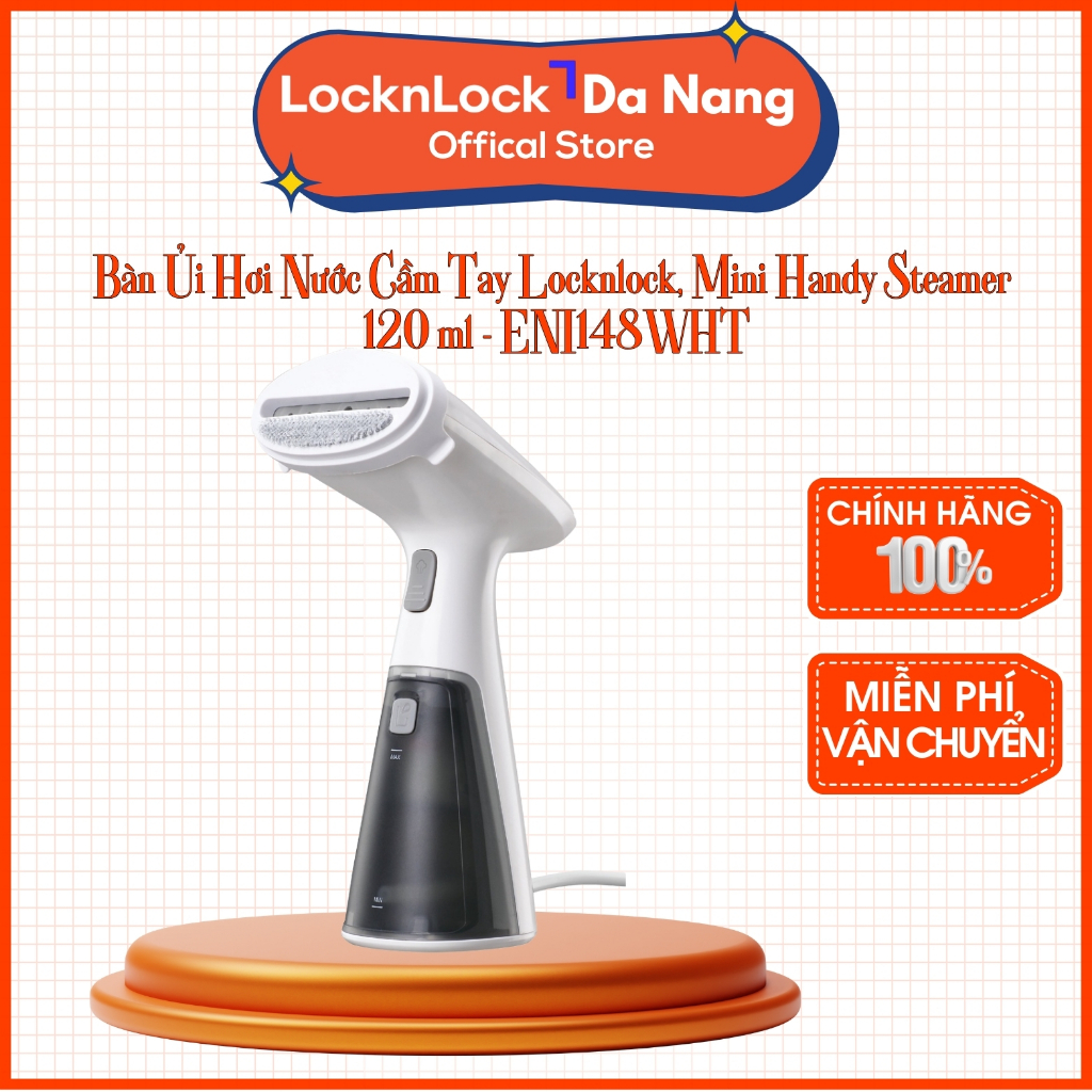Bàn ủi hơi nước cầm tay Locknlock, Mini handy steamer 120 ml - Màu ...